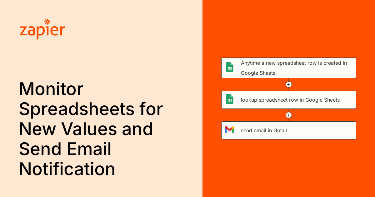 Anytime a new spreadsheet row is created in Google Sheets, lookup spreadsheet row in Google ...