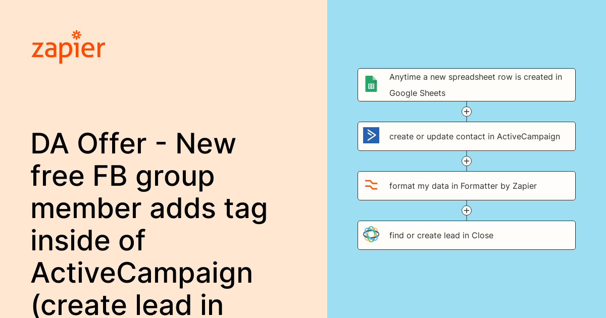 Anytime a new spreadsheet row is created in Google Sheets, create or update contact in ...