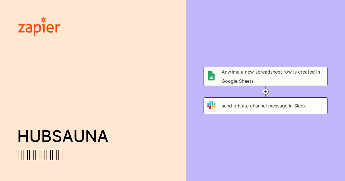Anytime a new spreadsheet row is created in Google Sheets, send private channel message in Slack ...