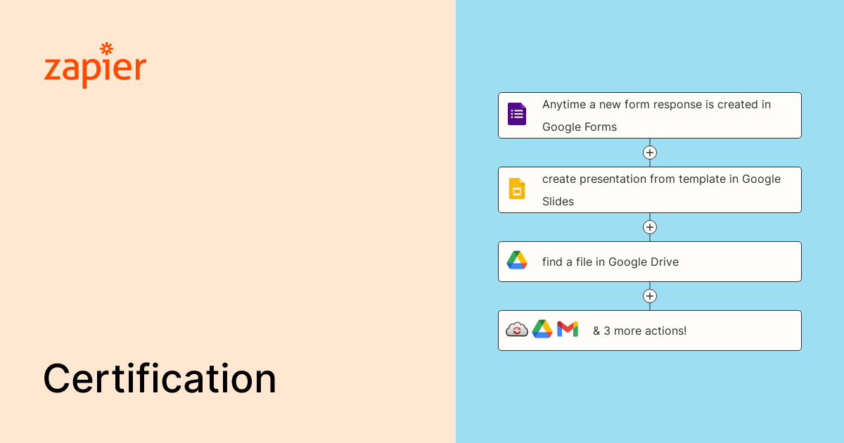 Anytime a new form response is created in Google Forms, create presentation from template in ...