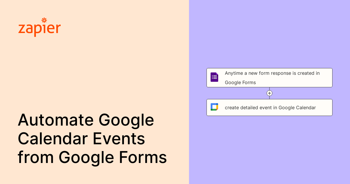 Anytime a new form response is created in Google Forms, create detailed event in Google Calendar ...