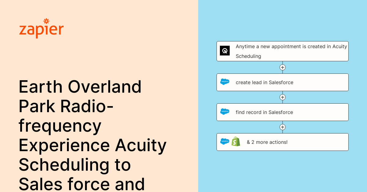 Anytime a new appointment is created in Acuity Scheduling, create lead ...