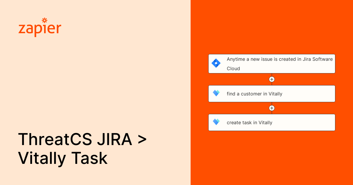 Anytime a new issue is created in Jira Software Cloud, find a customer in Vitally and create ...