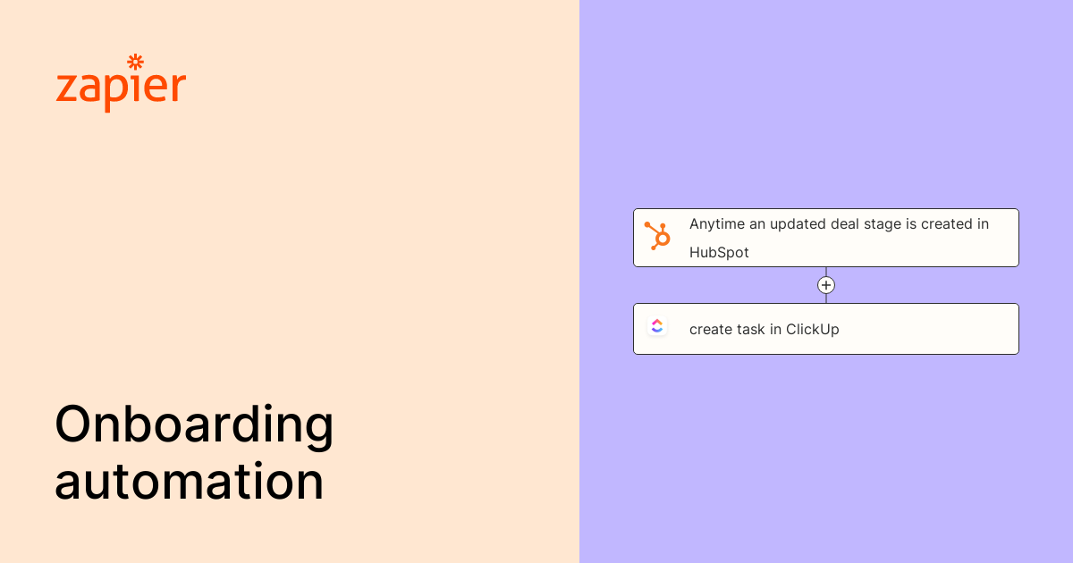 Anytime an updated deal stage is created in HubSpot, create task in ...