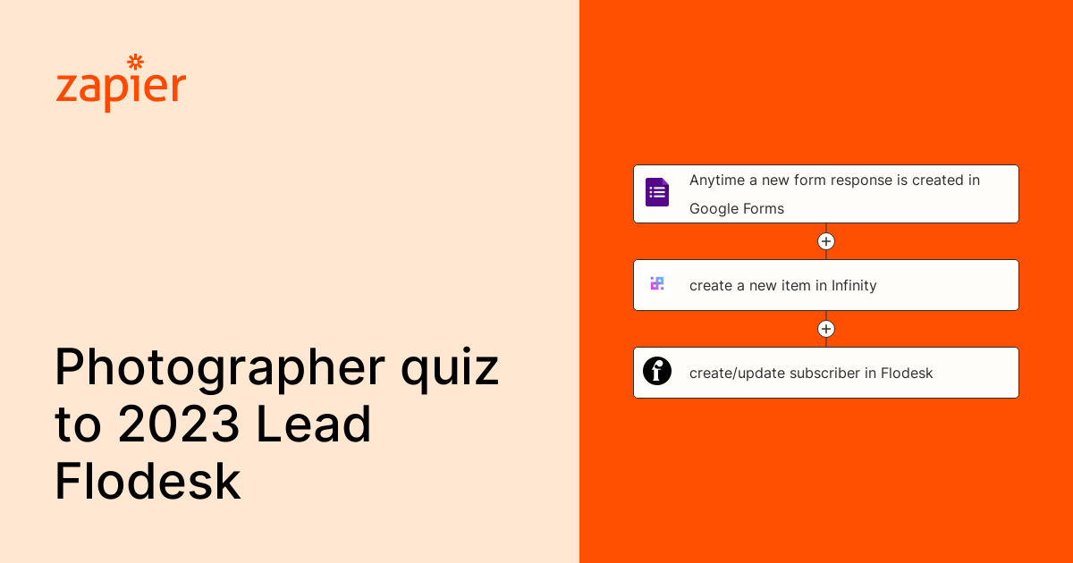 Anytime a new response in formaloo, create a new item in Infinity and create/update subscriber ...