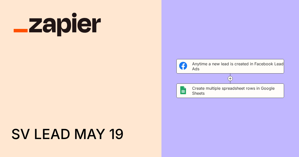 Anytime a new lead is created in Facebook Lead Ads, create multiple spreadsheet rows in Google ...