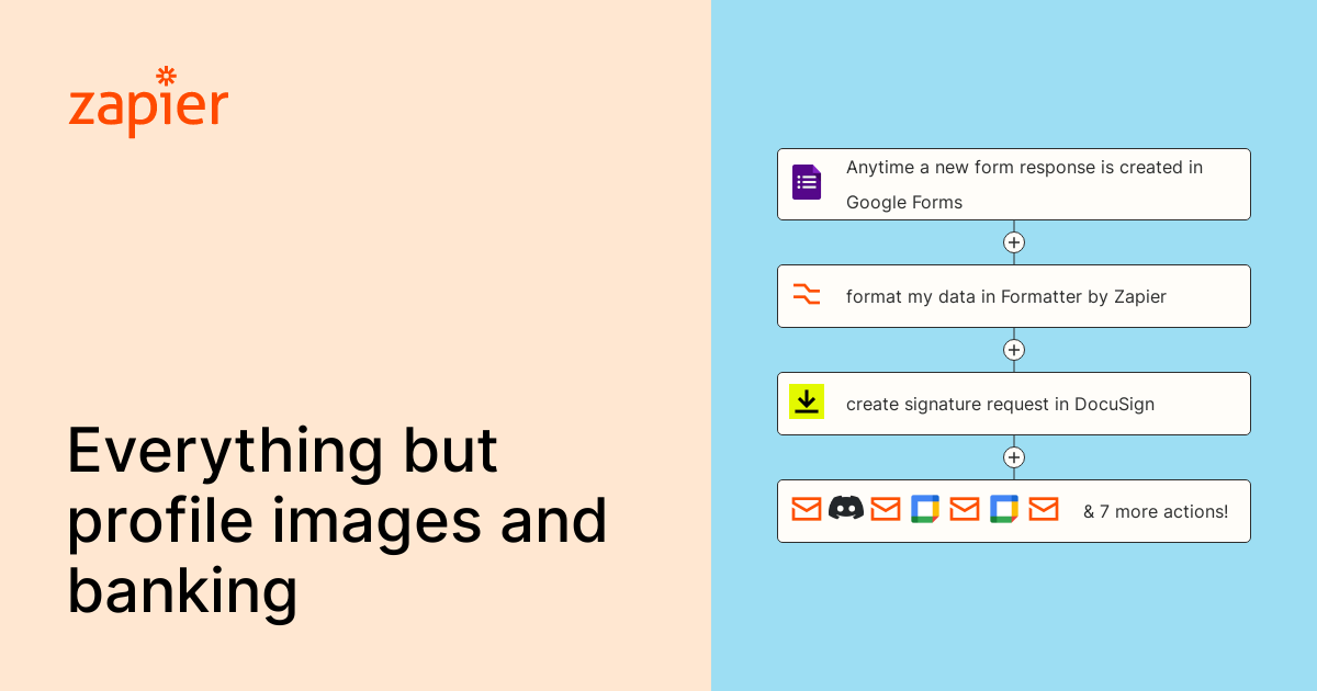Sends docusign, sends github org inv link, adds role on discord, sends ...