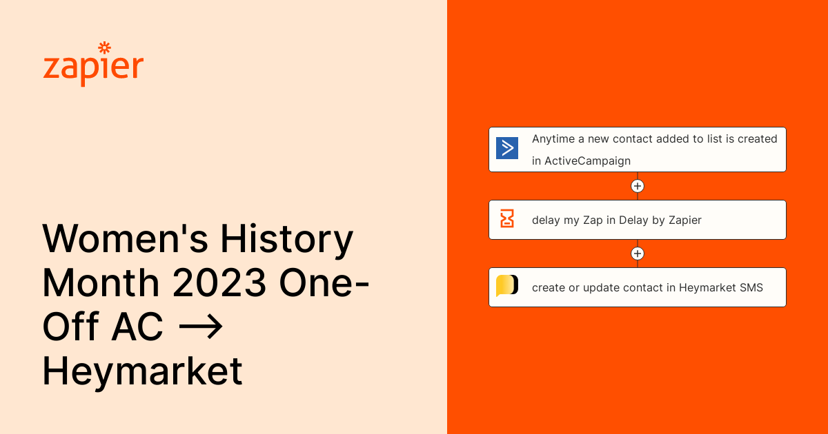 Anytime a new contact added to list is created in ActiveCampaign, delay my Zap in Delay by ...