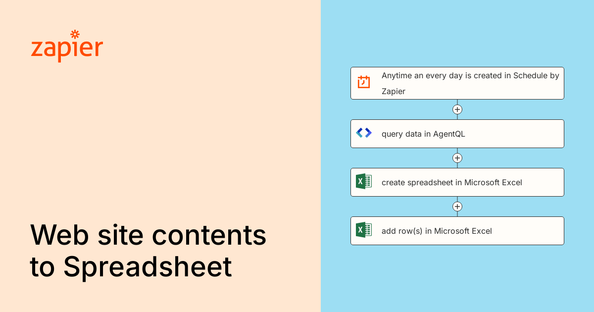 Get real data from web sites into your Excel spreadsheet with AgentQL ...
