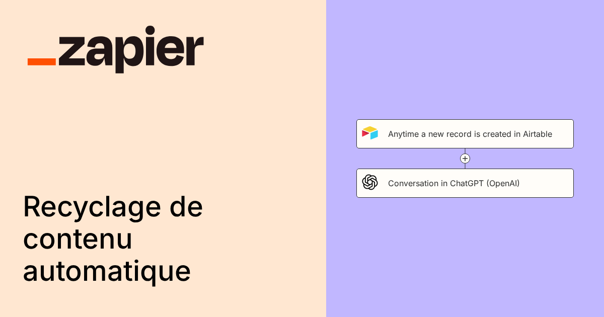 Anytime a new record is created in Airtable, conversation in ChatGPT (OpenAI). | Zapier