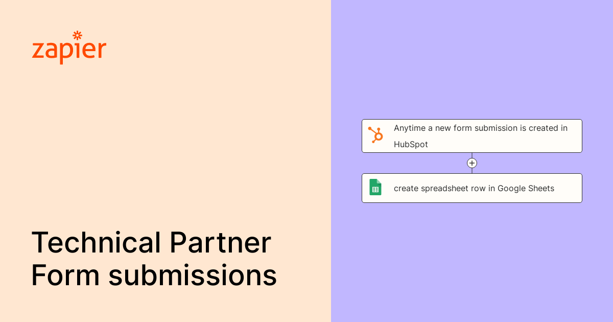 Anytime a new form submission is created in HubSpot, create spreadsheet row in Google Sheets ...