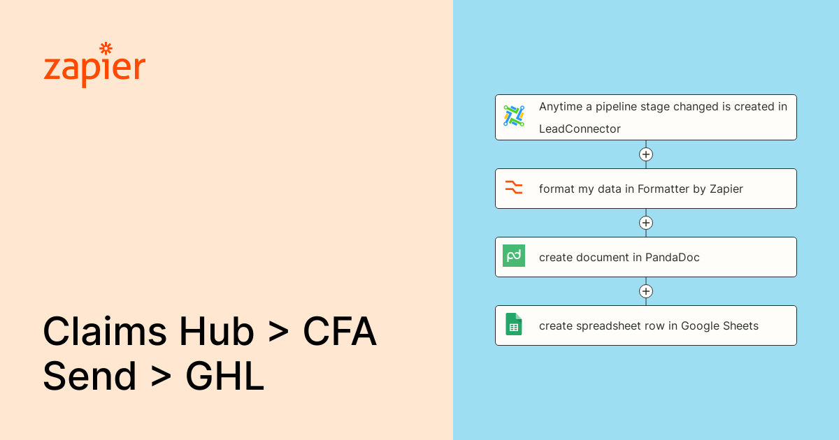 Anytime a pipeline stage changed is created in LeadConnector, format my ...