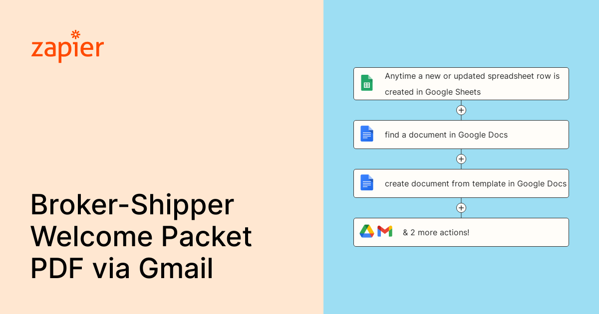 Anytime a new or updated spreadsheet row is created in Google Sheets, find a document in Google ...