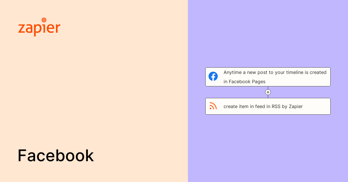 Anytime a new post to your timeline is created in Facebook Pages, create item in feed in RSS by ...