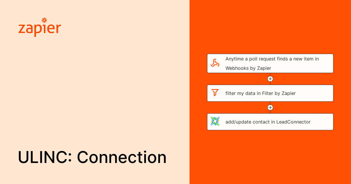 Anytime a new connection is made through Ulinc, the data will be added ...