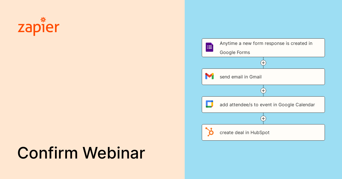 Anytime a new form response is created in Google Forms, send email in Gmail, add attendee/s to ...