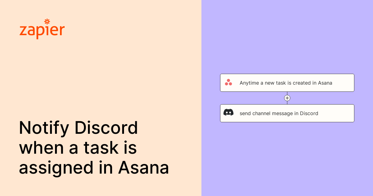 Anytime a new task is created in Asana, send channel message in Discord ...