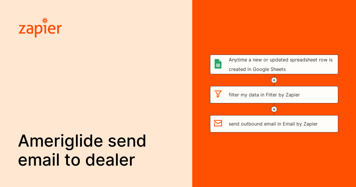 Anytime a new or updated spreadsheet row is created in Google Sheets, filter my data in Filter ...