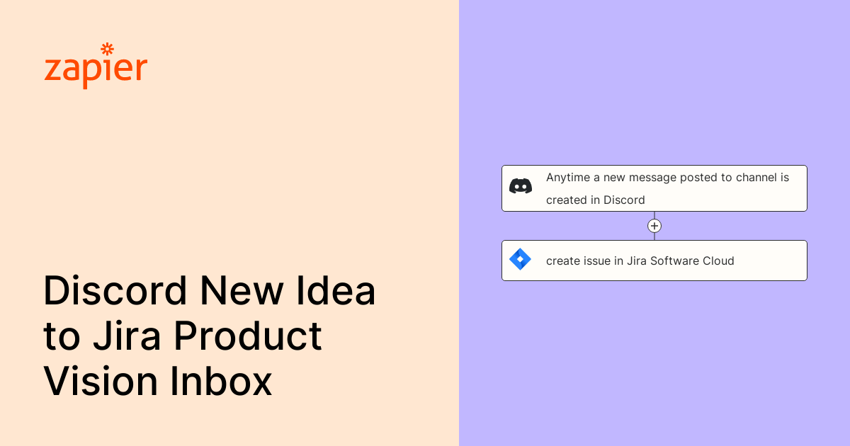 Anytime a new message posted to channel is created in Discord, create issue in Jira Software ...