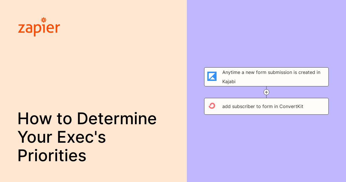 Anytime a new form submission is created in Kajabi, add subscriber to form in ConvertKit. | Zapier