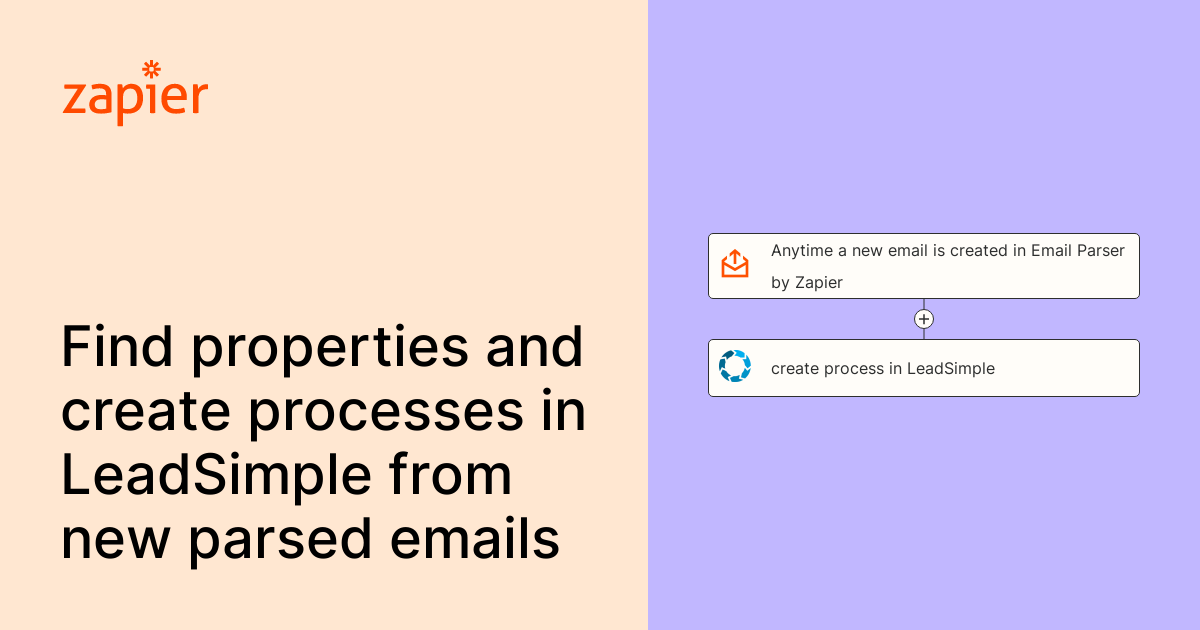 Anytime a new email is created in Email Parser by Zapier, create ...