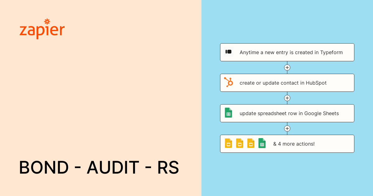 Anytime a new entry is created in Typeform, create or update contact in HubSpot, update ...