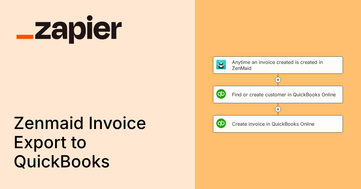 Anytime an invoice created is created in ZenMaid, find or create ...