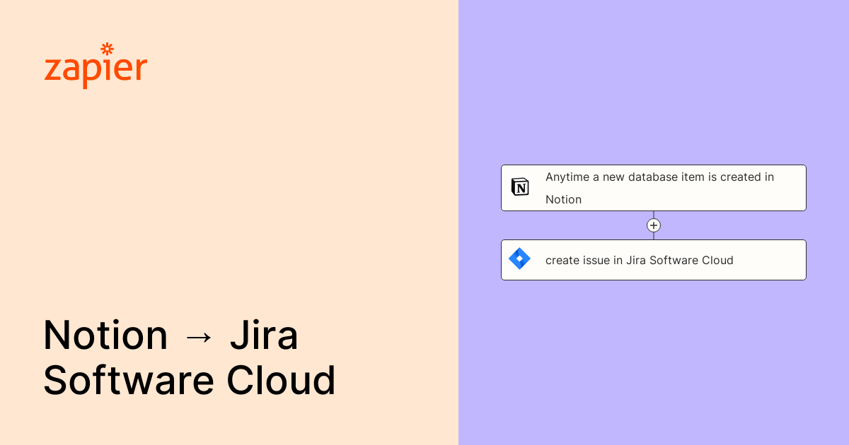 Anytime A New Database Item Is Created In Notion Create Issue In Jira Software Cloud Zapier