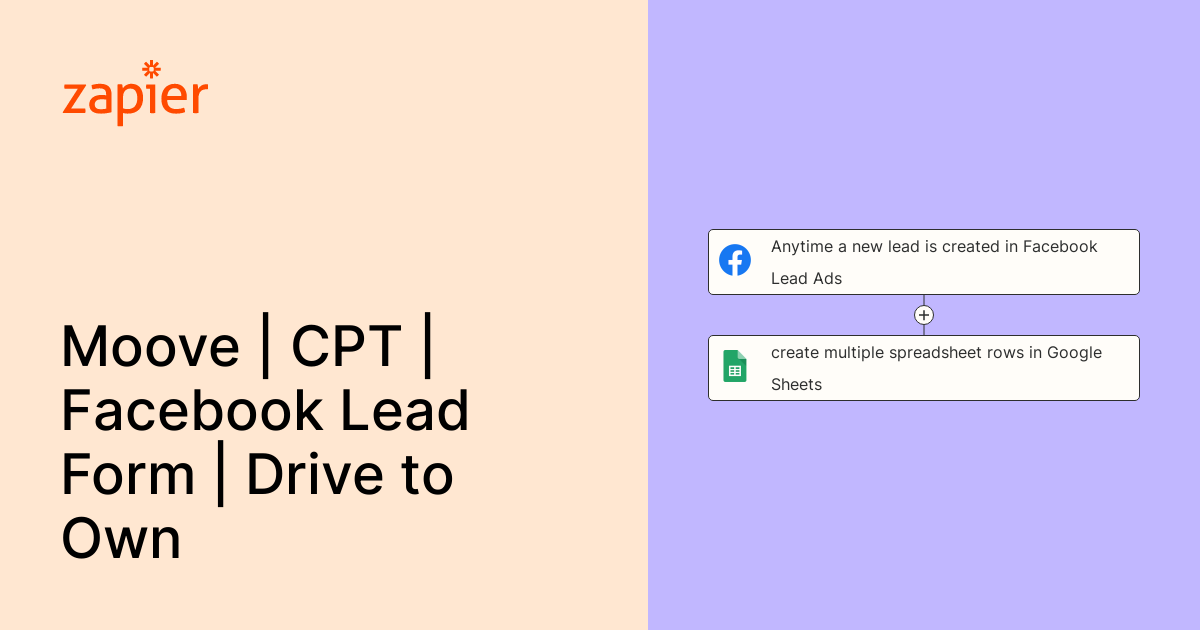 Anytime a new lead is created in Facebook Lead Ads, create multiple spreadsheet rows in Google ...