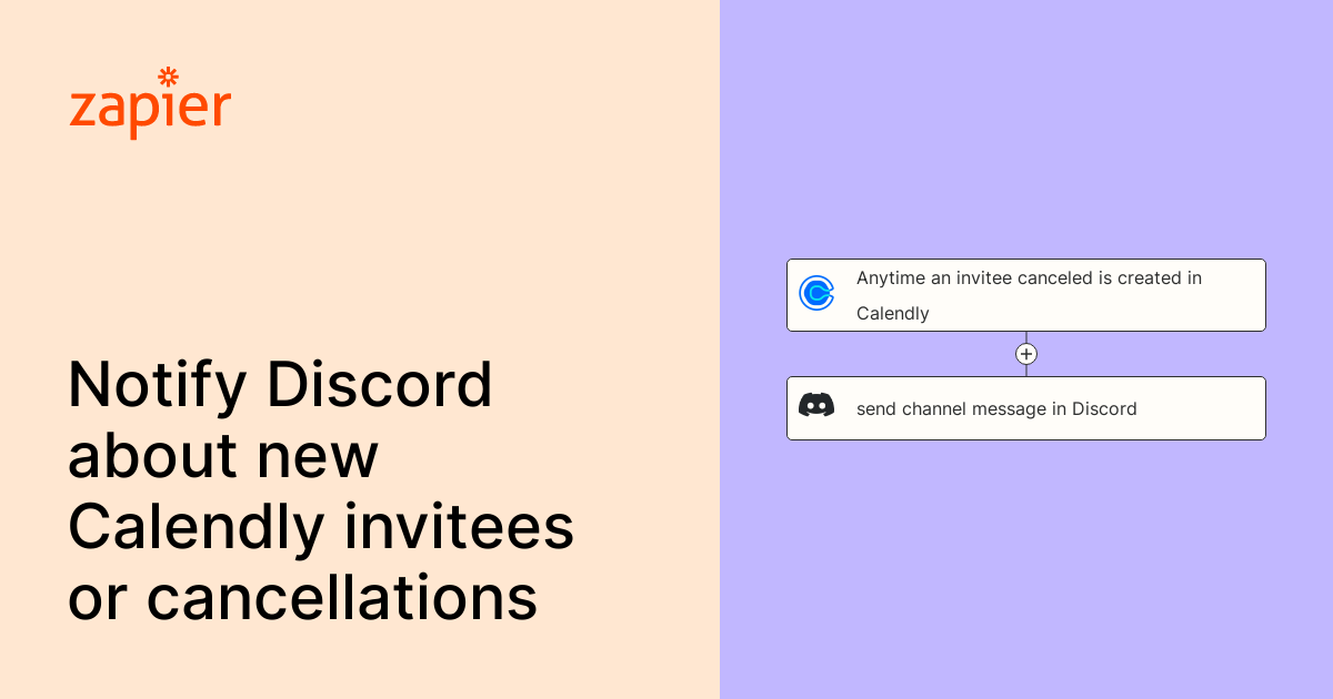 Anytime an invitee canceled is created in Calendly, send channel ...