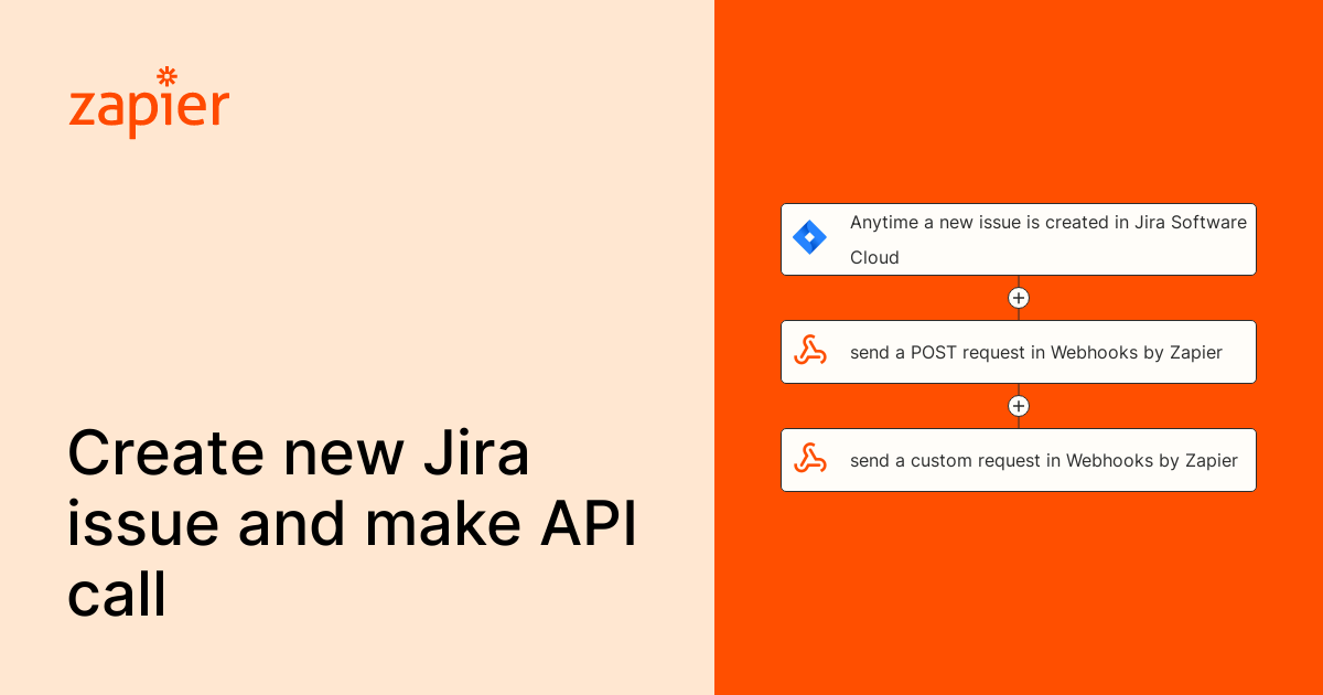 Anytime a new issue is created in Jira Software Cloud, send a POST request in Webhooks by Zapier ...