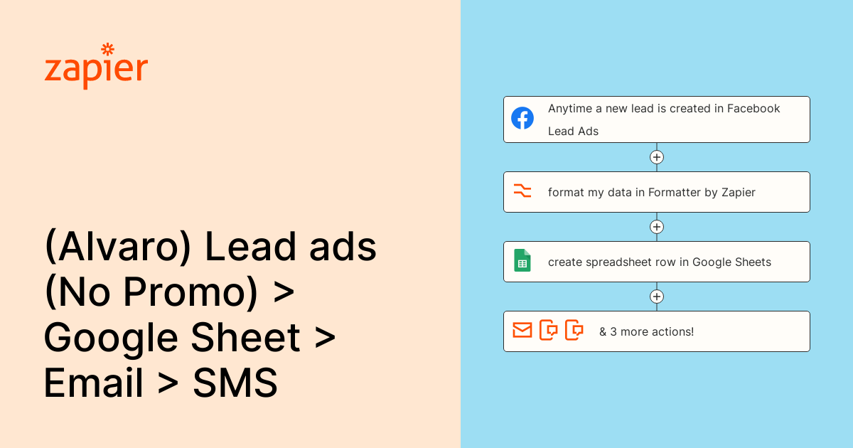 Anytime a new lead is created in Facebook Lead Ads, format my data in ...