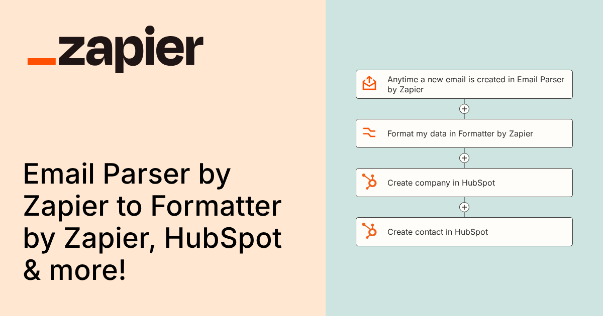 Anytime a new email is created in Email Parser by Zapier, format my ...