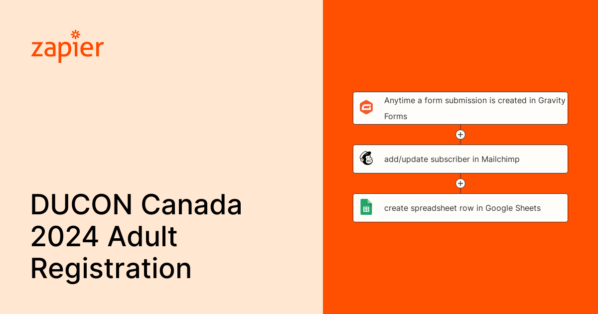 Anytime a form submission is created in Gravity Forms, add/update subscriber in Mailchimp and ...