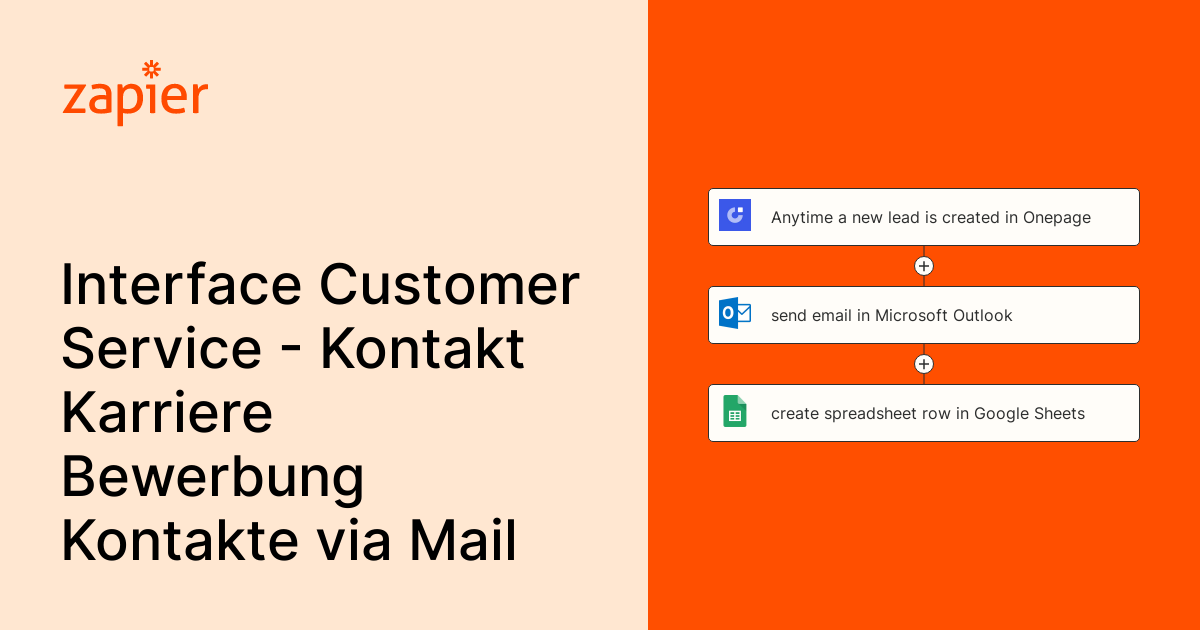 Anytime a new lead is created in Onepage, send email in Microsoft Outlook and create spreadsheet ...