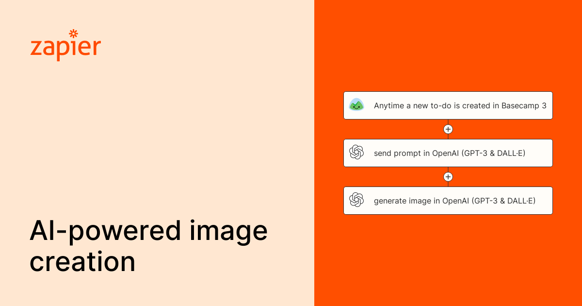 Anytime a new to-do is created in Basecamp 3, send prompt in OpenAI (GPT-3 & DALL·E) and ...