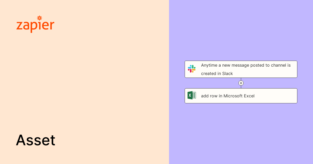 Anytime a new message posted to channel is created in Slack, add row in Microsoft Excel. | Zapier