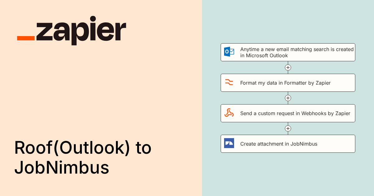 Anytime a new email matching search is created in Microsoft Outlook, format my data in Formatter ...