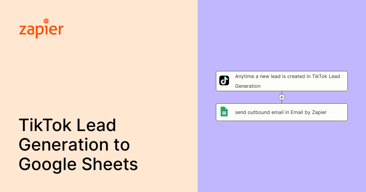 Anytime a new lead is created in TikTok Lead Generation, create ...