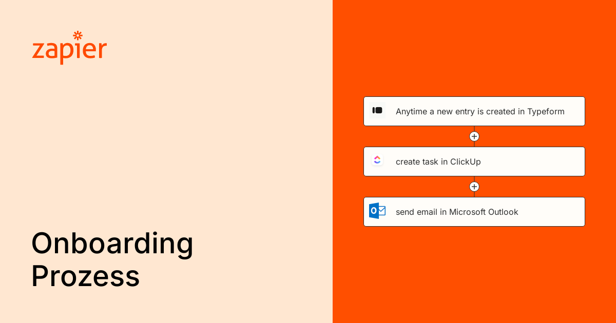 Anytime a new entry is created in Typeform, create task in ClickUp and ...