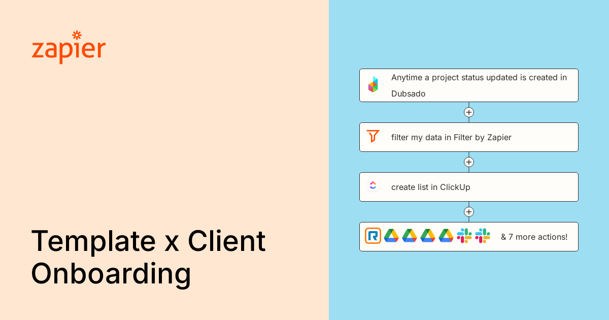 Anytime a project status updated is created in Dubsado, filter my data in Filter by Zapier ...