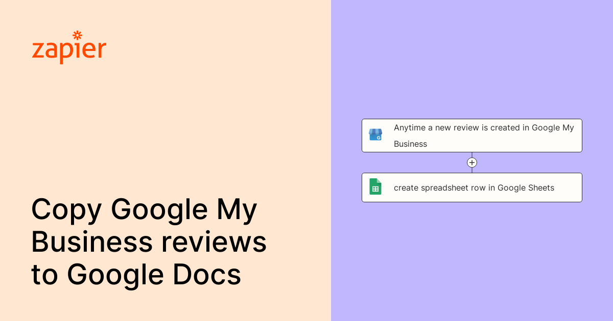 Anytime a new review is created in Google My Business, create spreadsheet row in Google Sheets ...