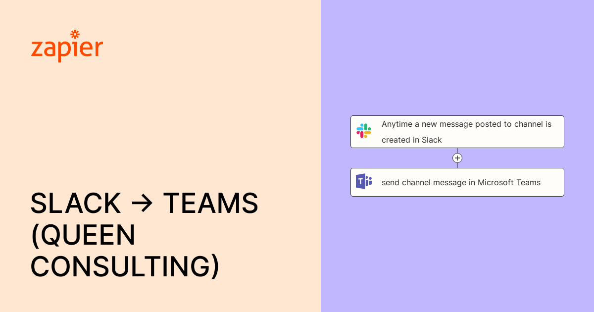 Anytime a new message posted to channel is created in Slack, send channel message in Microsoft ...