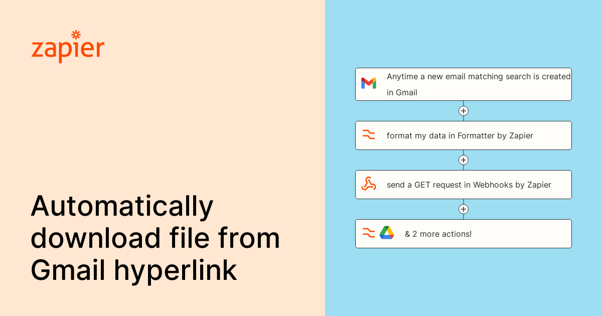 Anytime a new email matching search is created in Gmail, format my data in Formatter by Zapier ...