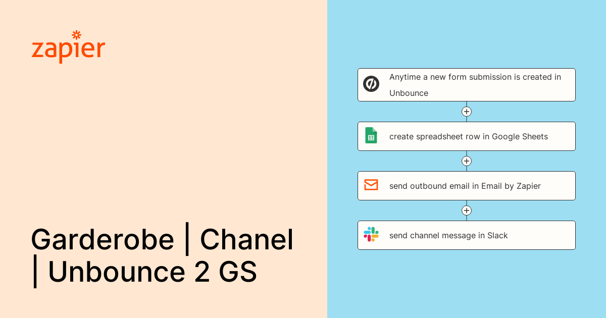Anytime a new form submission is created in Unbounce, create spreadsheet row in Google Sheets ...