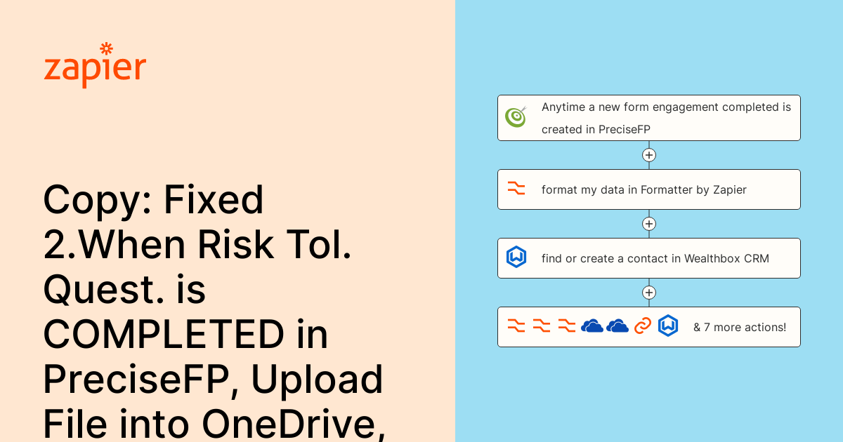 Anytime a new form engagement is completed and created in PreciseFP, format my data in Formatter ...