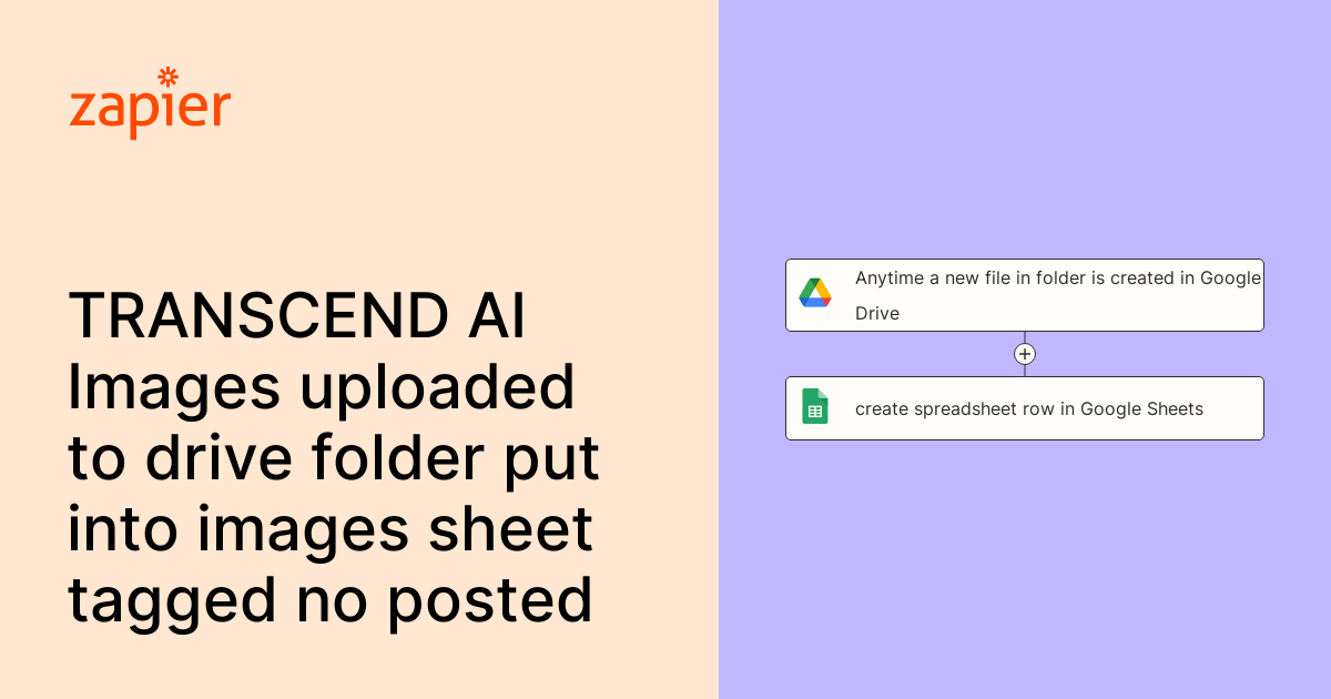 Anytime a new file in folder is created in Google Drive, create spreadsheet row in Google Sheets ...