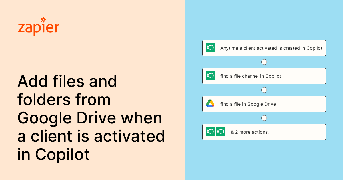Anytime a client activated is created in Copilot, find a file channel in Copilot, find a file in ...