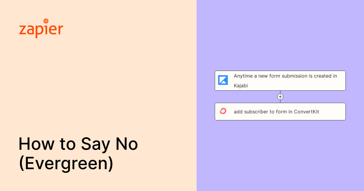 Anytime a new form submission is created in Kajabi, add subscriber to form in ConvertKit. | Zapier