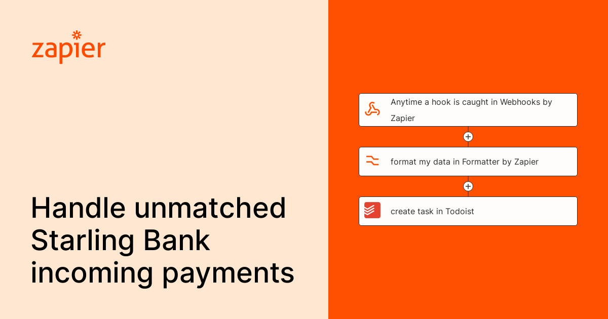 Anytime A Hook Is Caught In Webhooks By Zapier Format My Data In